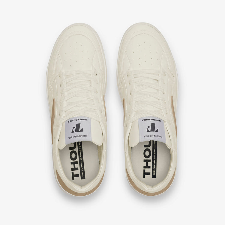 Men's Court in Bone-Dune | Vegan Sneakers - Thousand Fell